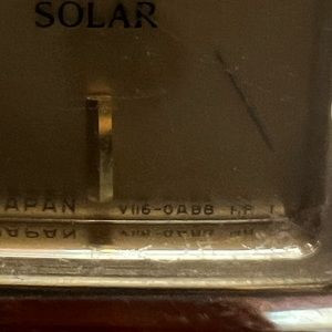 Seiko | Accessories | Seiko Solar Ladies Watch Gold Tone Rectangular ...